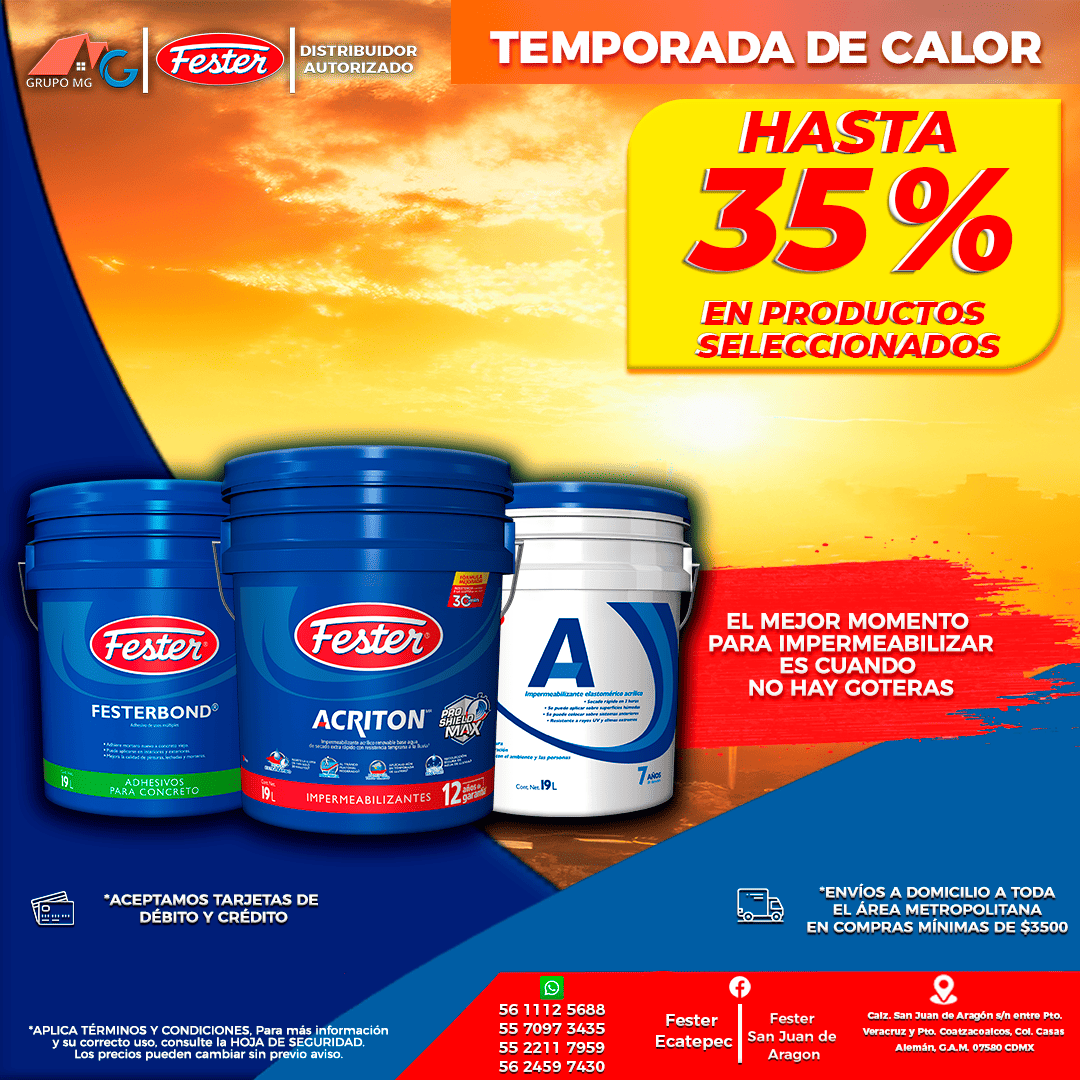 Fester CDMX Impermeabilizantes | (55) 5783-7223 | (55) 2211-7959 ...